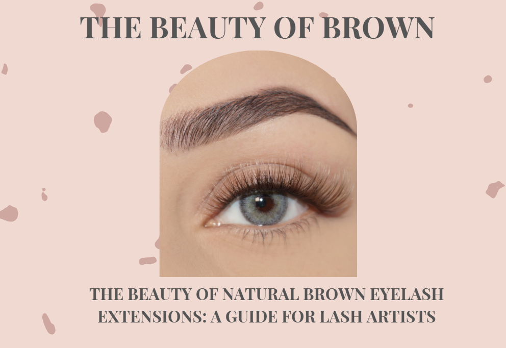 Natural Brown Eyelash Extensions for Lash Artists | Honeybee Lashes ...