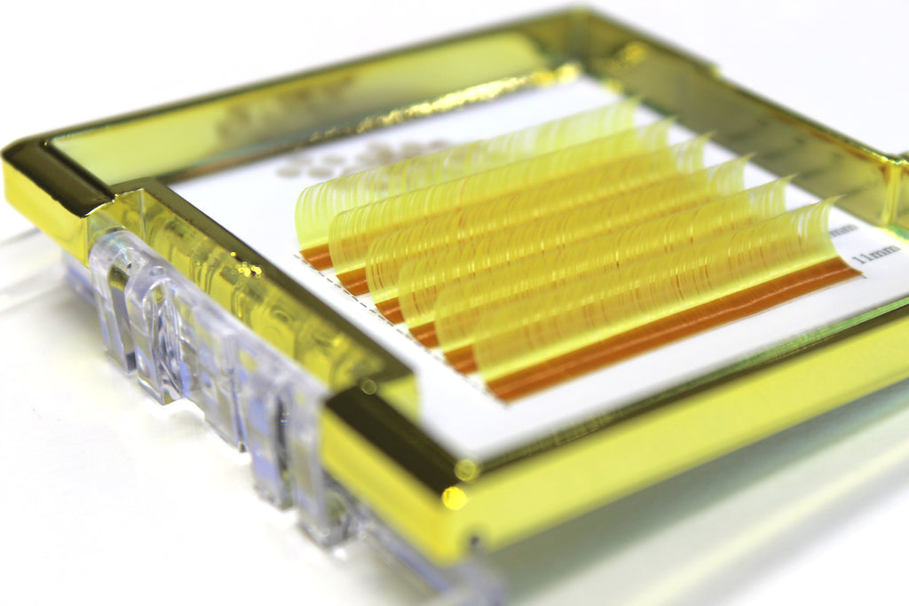 Yellow Eyelash Extensions - Add Color to your Lashes | Honeybee Lash Co ...